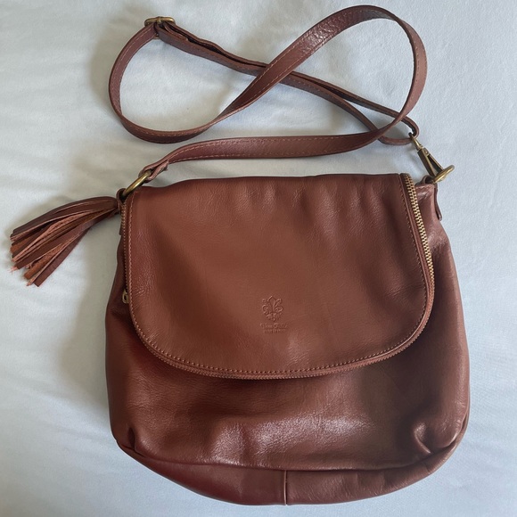 Vera Pelle | Bags | Vera Pelle Genuine Leather Made In Italy Crossbody ...